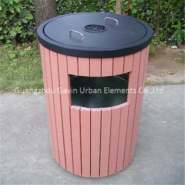 Recycled Plastic Outdoor Trash Can School Waste Bin - Buy Waste Bin ...