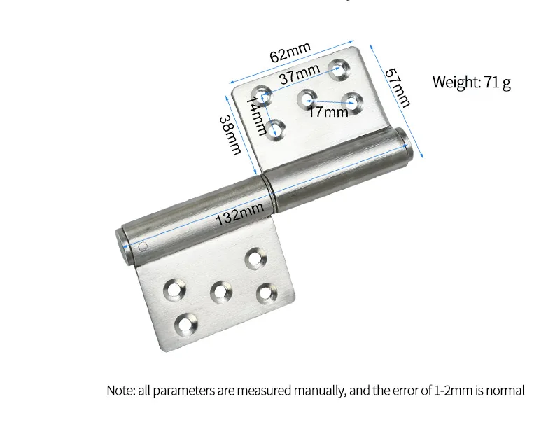 Hot Sale 5 Inch 360 Degree Stainless Steel Welding Flag Hinge Heavy ...