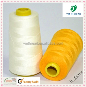100% Polyester Tex 27 Sewing Thread For Overlocking - Buy 100% ...