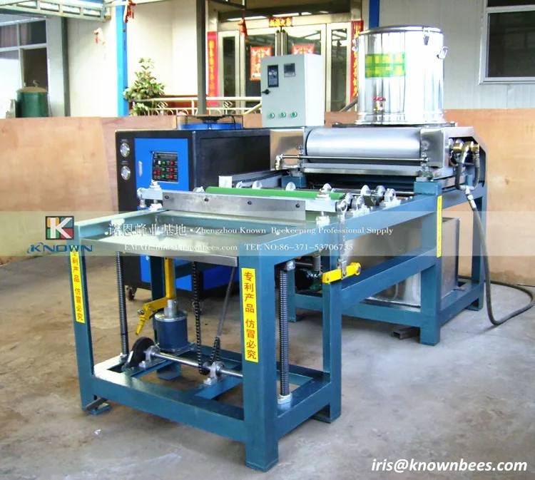 Electric Full Automatic Beeswax Comb Foundation Machine For Making ...