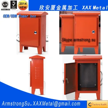 Orange Outdoor Standing Power Box - Buy Distribution Control Box ...