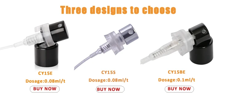 15mm Aluminium Cosmetic Crimp Sprayer Fine Mist Perfume Spray Pump ...