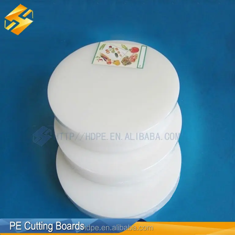 Thick Round Cutting Board Plastic Cutting Board Polyethylene Chopping ...