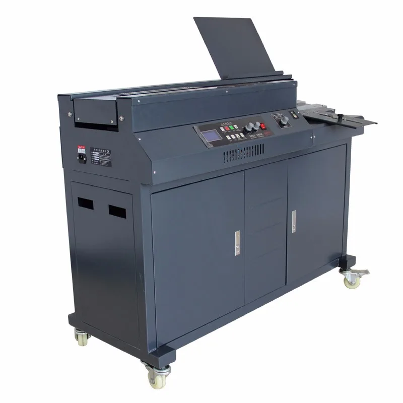50B Automatic Book Binding Machine with Hot Melt Glue & Changable Spine