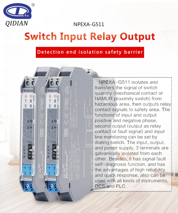 Npexa-g5d11 Switch Input Isolated Security Barrier Relay Output ...