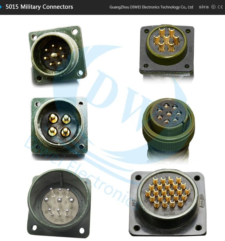 Military Amphenol Ms3106 4 Pin Aviation Connector Dc Waterproof ...