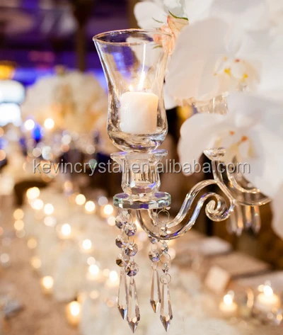Crystal Chandelier Centerpieces For Wedding Table,Clear Crystal Candle ...