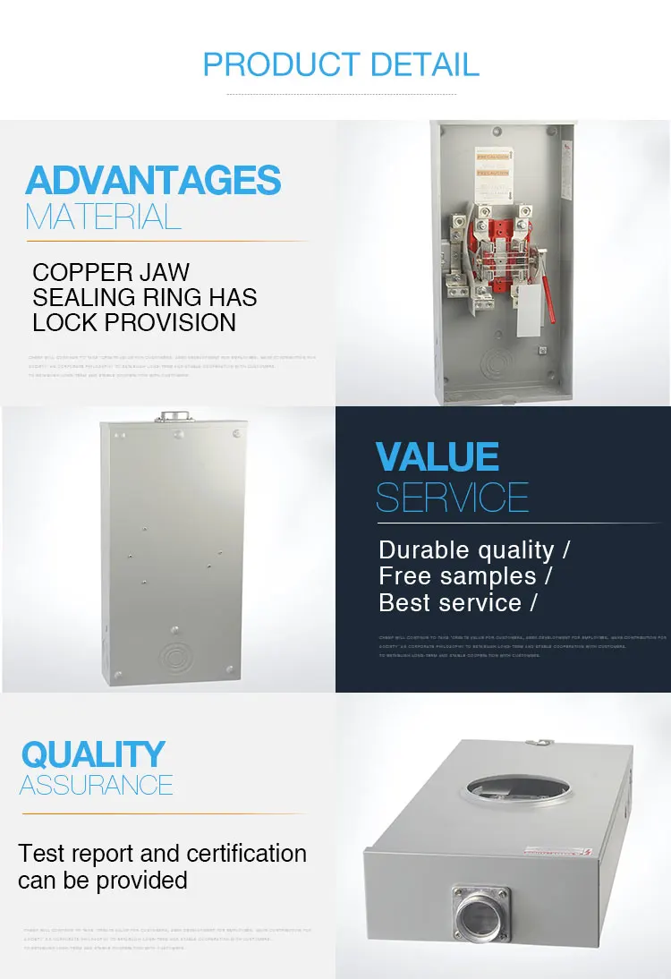 320 Amp Outdoor Residential Electric Meter Socket Box