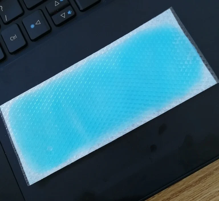 Disposable Fever Reducing Cool Gel Pad Blue Sheet Oem Cooling Hydrogel ...