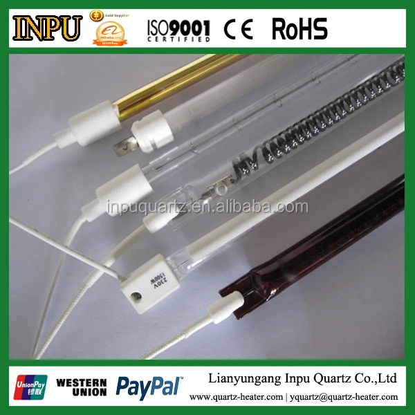 High Quality 400w Ir Quartz Halogen Heating Tube - Buy Electric Heating ...