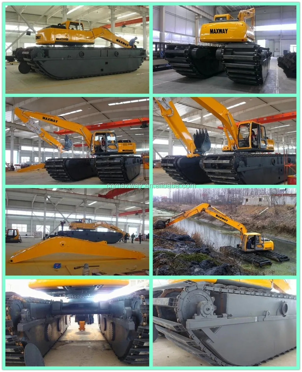 320d Float Excavator With Side Pontoon And Hydraulic Spud,Additional ...