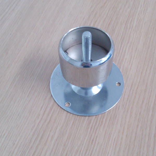 Chrome Finish Iron Adjustable Round Pipe Base/pipe Fittings - Buy ...