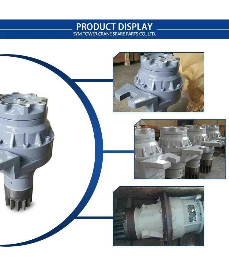 Tower Crane Slewing Reducer Gear Box - New Energy-Saving Gearbox with 1 ...