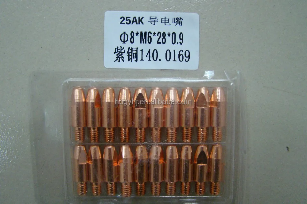 หัวเชื่อมโลหะแบบ25ak 0.9-1.2มม. อุปกรณ์เสริมสำหรับเชื่อมชิ้นส่วนอะไหล่ ...