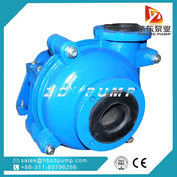 Corrosion Resistant Rubber Liner Slurry Pump For Chemical Liquid Sodium ...