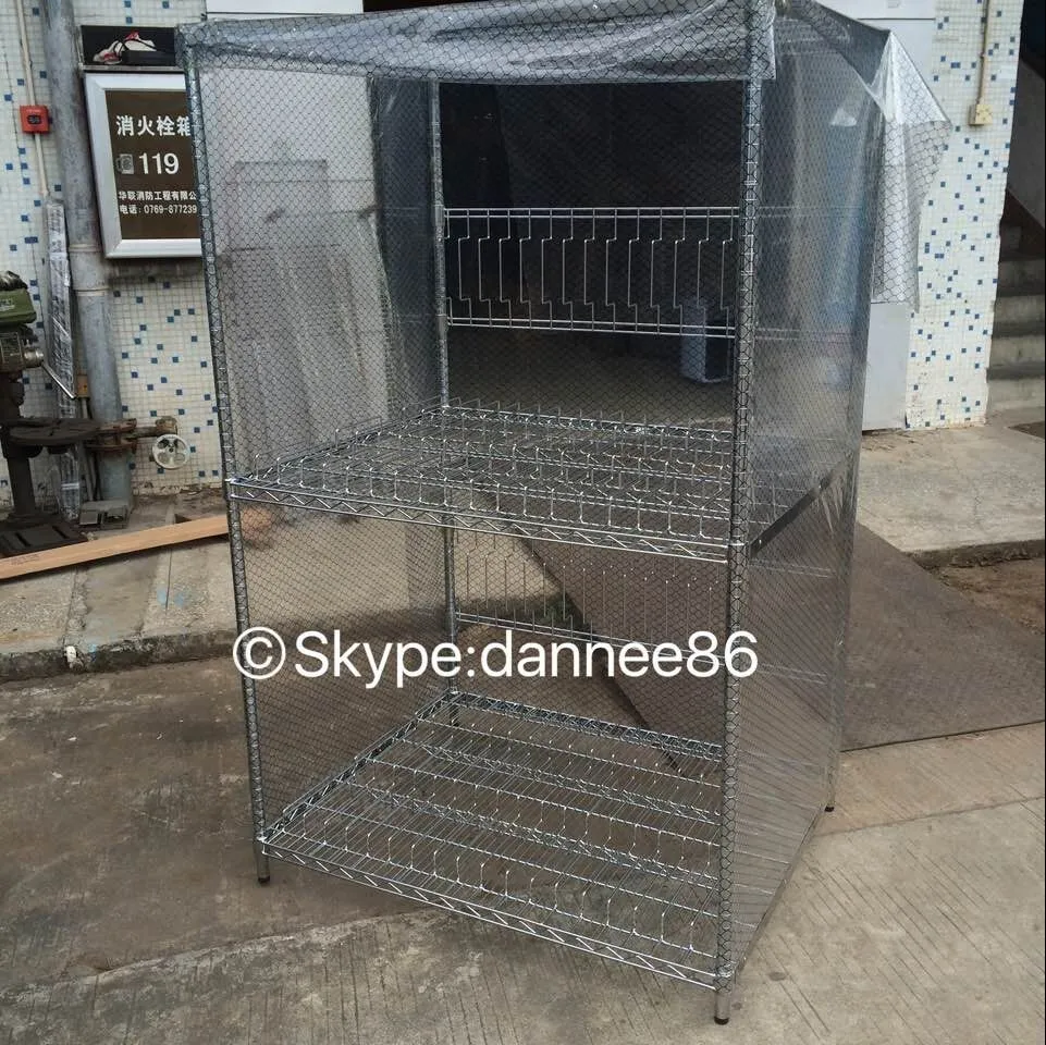 Stencil Storage Rack With Dusty Free Cover - Buy Smt Stencil Trolley ...