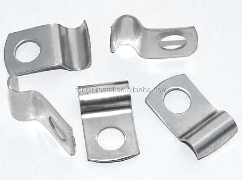 Stainless Steel Half Pipe Saddle Clamp Clips for Fixed Tubes - Ideal ...