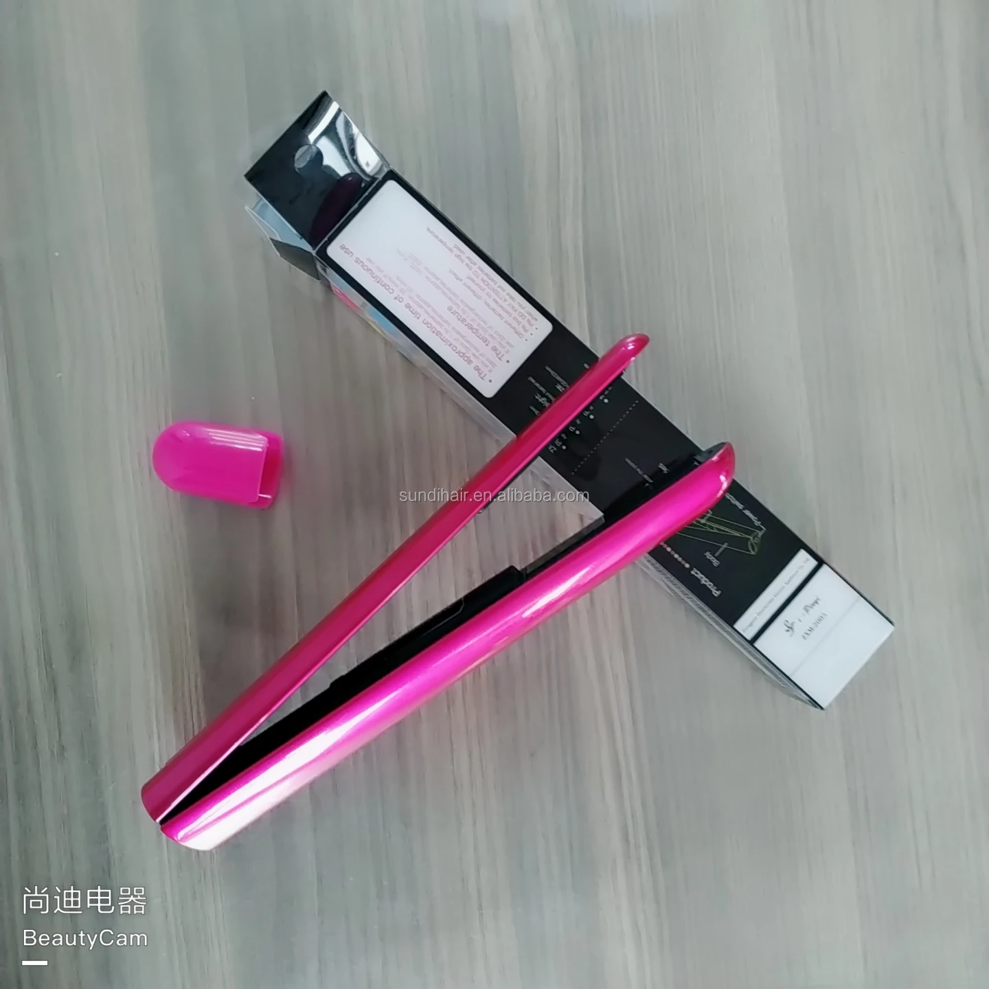 Mini Plywood Straight Hair Puller Perm Bangs Curly Hair Stick Portable ...