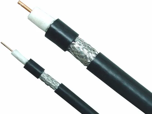 Coaxial Wire 500 Ft. White Rg6 18 Awg Solid Cable Coax Tv Video Indoor ...