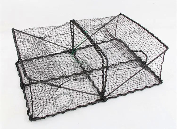 Oem Factory Folding Fishing Wire Mesh Crab Trap - Buy Wire Mesh Crab ...