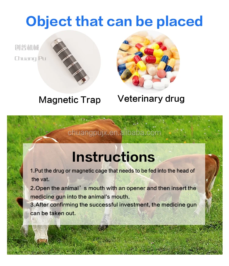 Balling Gun For Bolus And Magnet,Bolus Gun For Cow And Bull,Veterinary ...