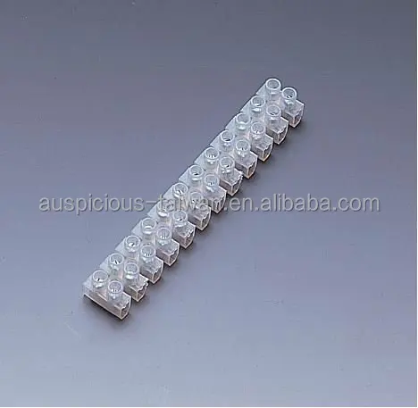 6mm2 12 Poles Pvc Strip Terminal Block (tb612) - Buy 12 Way Terminal ...