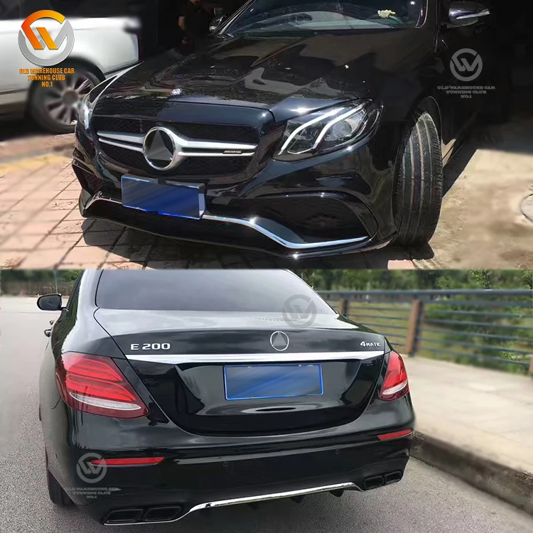 E63 Amg Front Bumper Rear Bumper Body Kit Fit E-class W213 2016 Up ...
