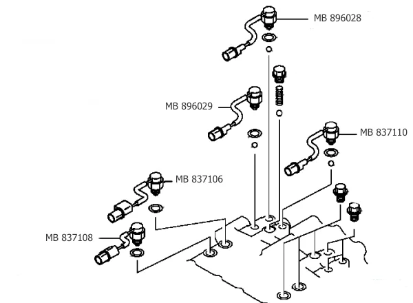 T/f Transfer Gearshift 4wd Lamp Switch Mb837108 For Mitsubishi Pajero V23 V24 V25 V26 V33 V43 ...
