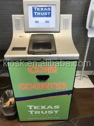 Self-service Automation Coins Collection Counter Kiosk Machine With ...