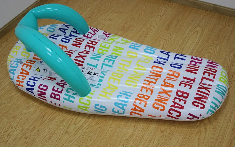 Slipper Shape Inflatable Swimming Pool Float Hammock Lounge - Giant ...