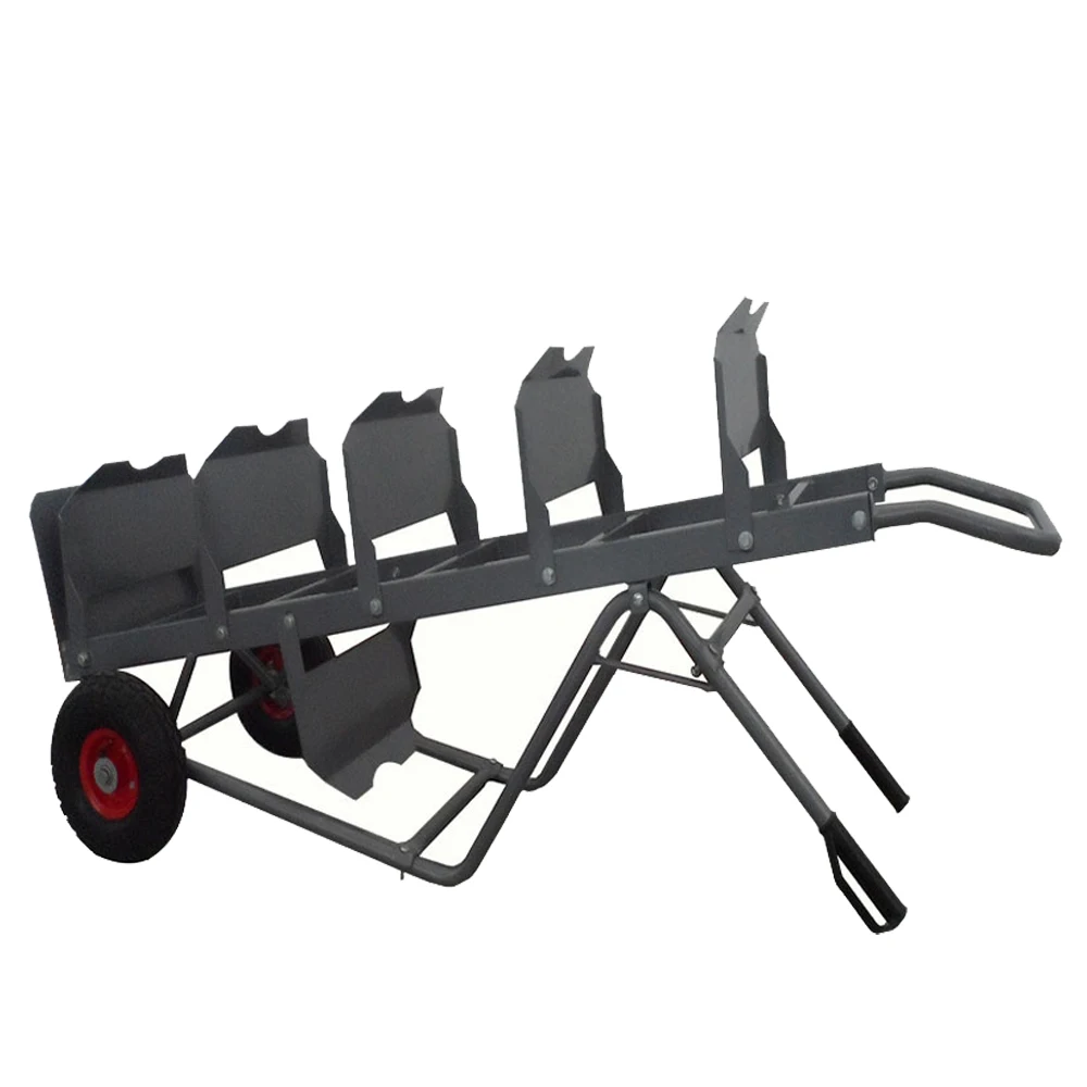 Foldable Heavy Duty Water Bottle Cart - 7pcs Collapsible Steel Platform ...