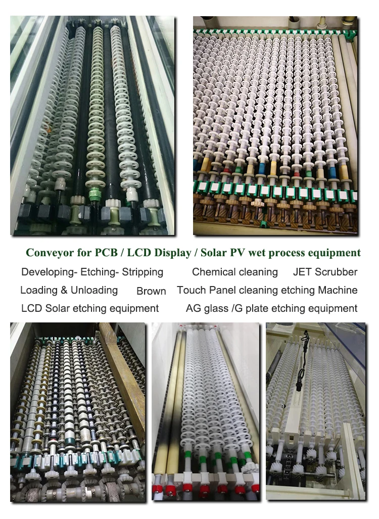 Plastic Roller Transmission for PCB Etching & Cleaning