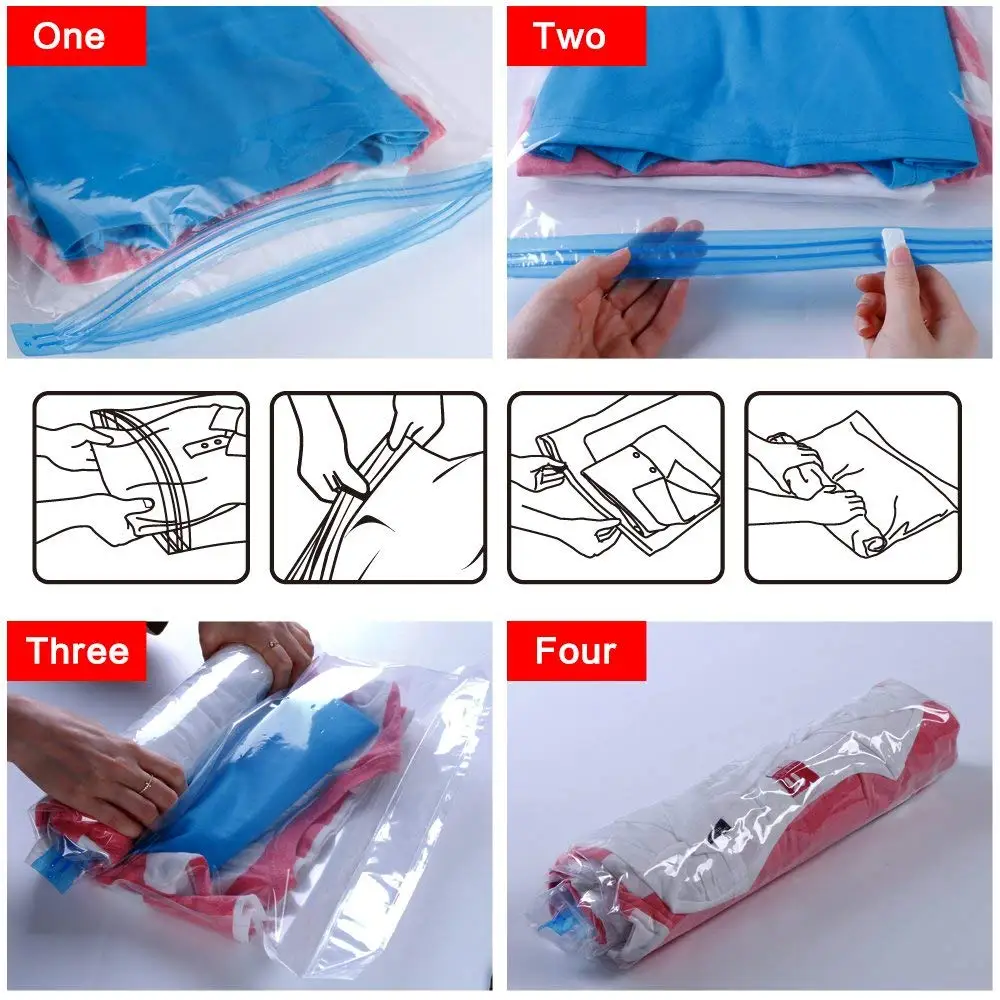 Rolling Compression Bag For Luggage Compression Garment Space Saver ...