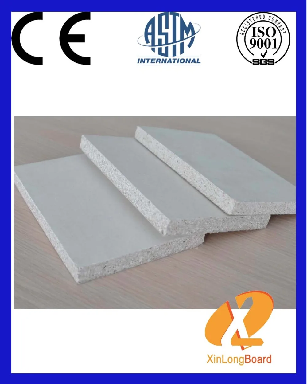 Fire Resistant Board For Interior Partition Wall Board With En13501-1 ...