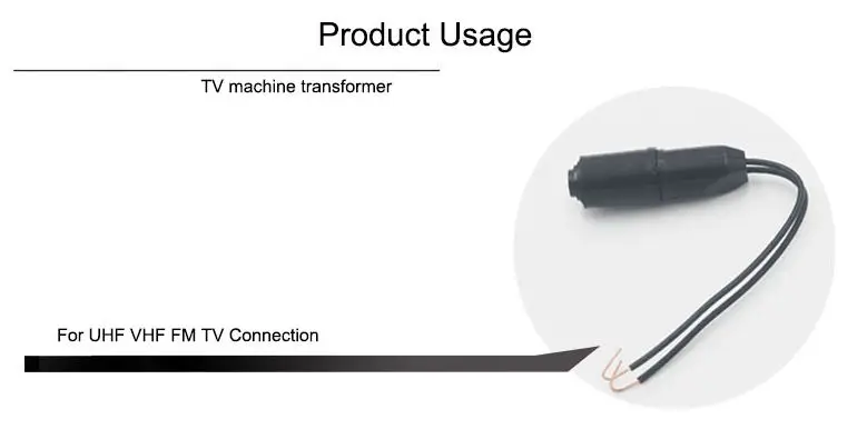 Mx Outdoor Antenna 300 To 75 Ohm Coaxial Cable Tv Matching Transformer ...