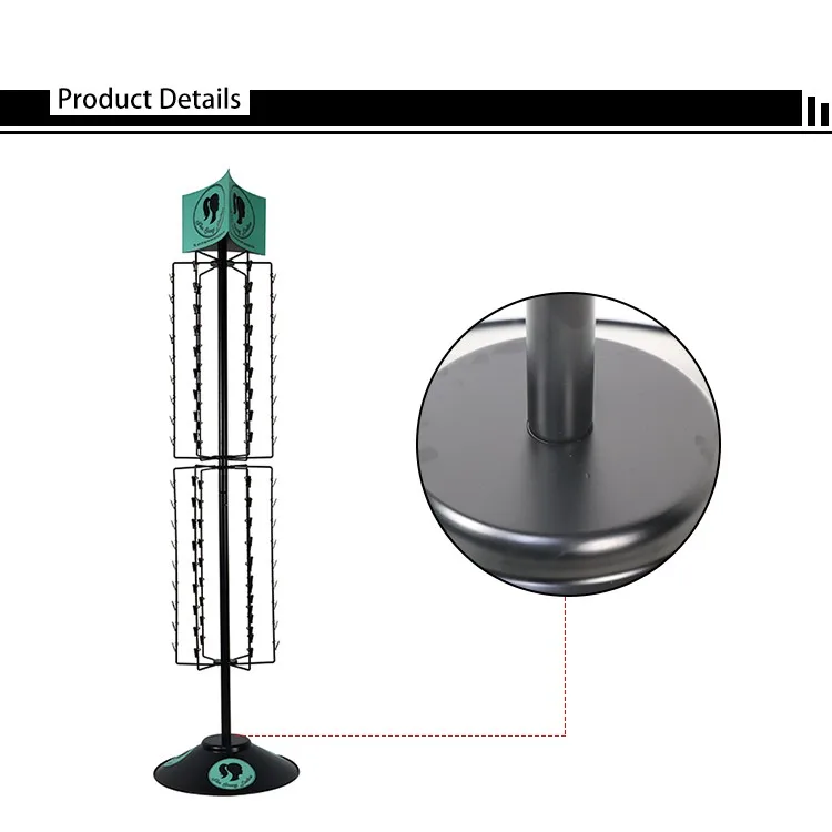 108 Clips Clipper Strip Spinner Display Potato Chip Rack