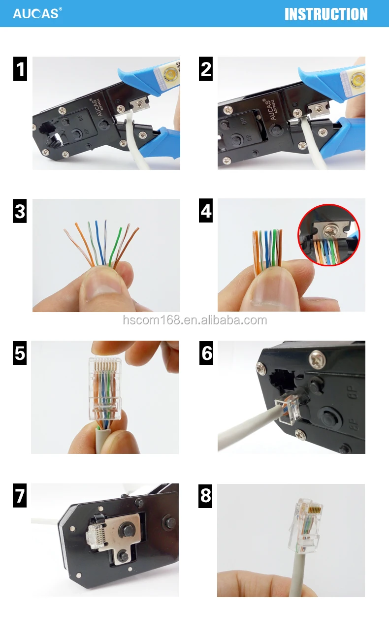 Factory Price Rj45 Connector Crimping Tool And Rj45 Power Network Cable ...