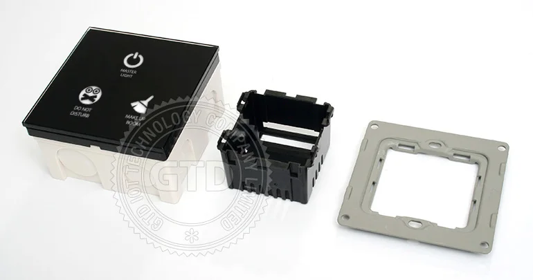 3 Way Touch Switch Rs485 Modbus Protocol Smart Hotel Room Control ...