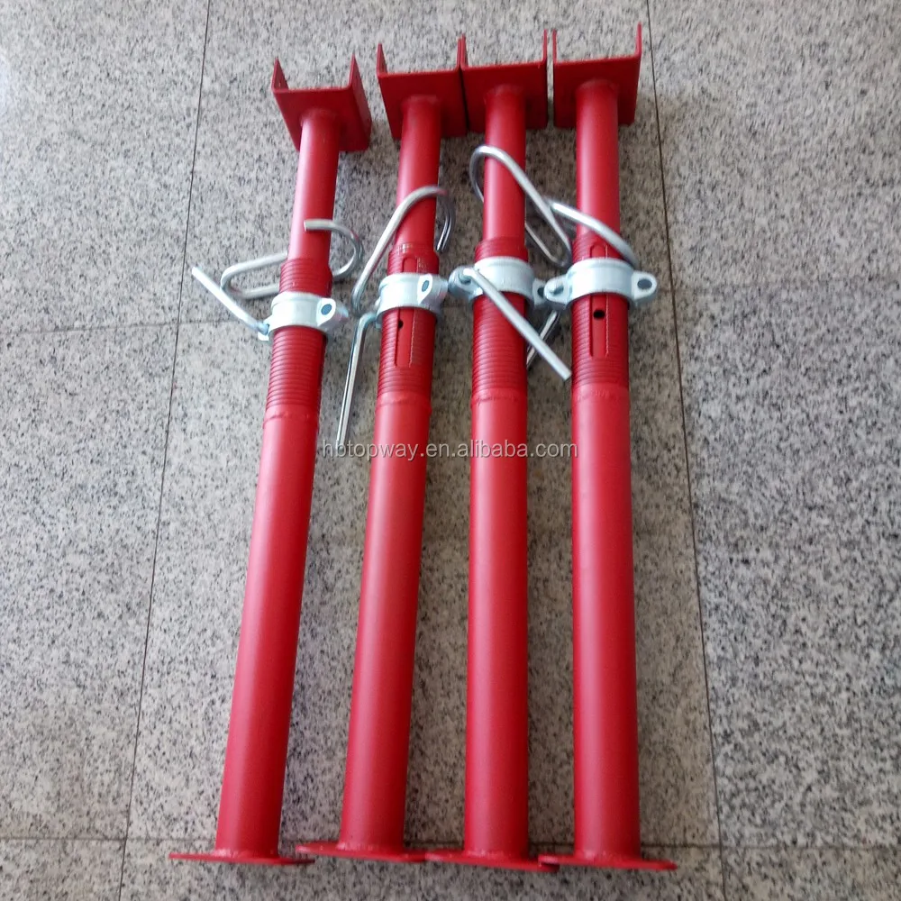 Falsework Prop Adjustable Steel Push Pull Dubai Props With U Head - Buy ...