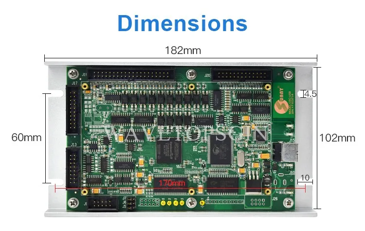 Wavetopsign Control Card Usb Support Xy2-100 Protocol Digital Signal Cs ...