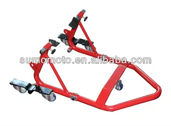 Universal Motorcycle Moving Rear Stand Motorcycle Swivel Stand Rear ...