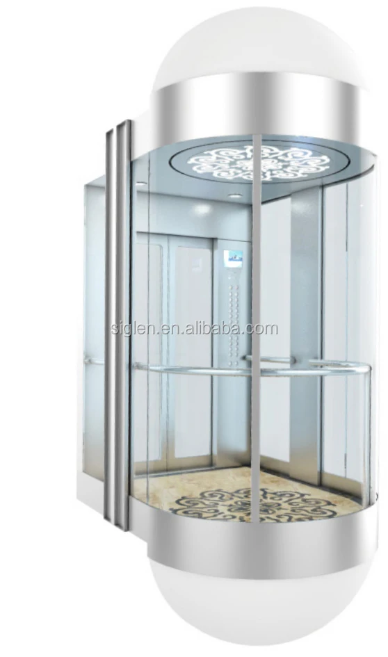 Ascensor Vidrio - Panoramic Elevator Without Machine Room
