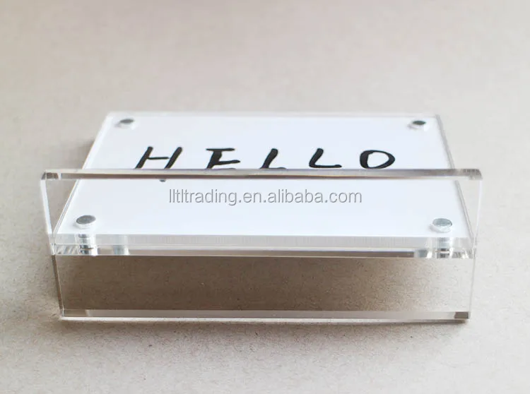 Customizable Acrylic Price Tag Holders for Restaurants