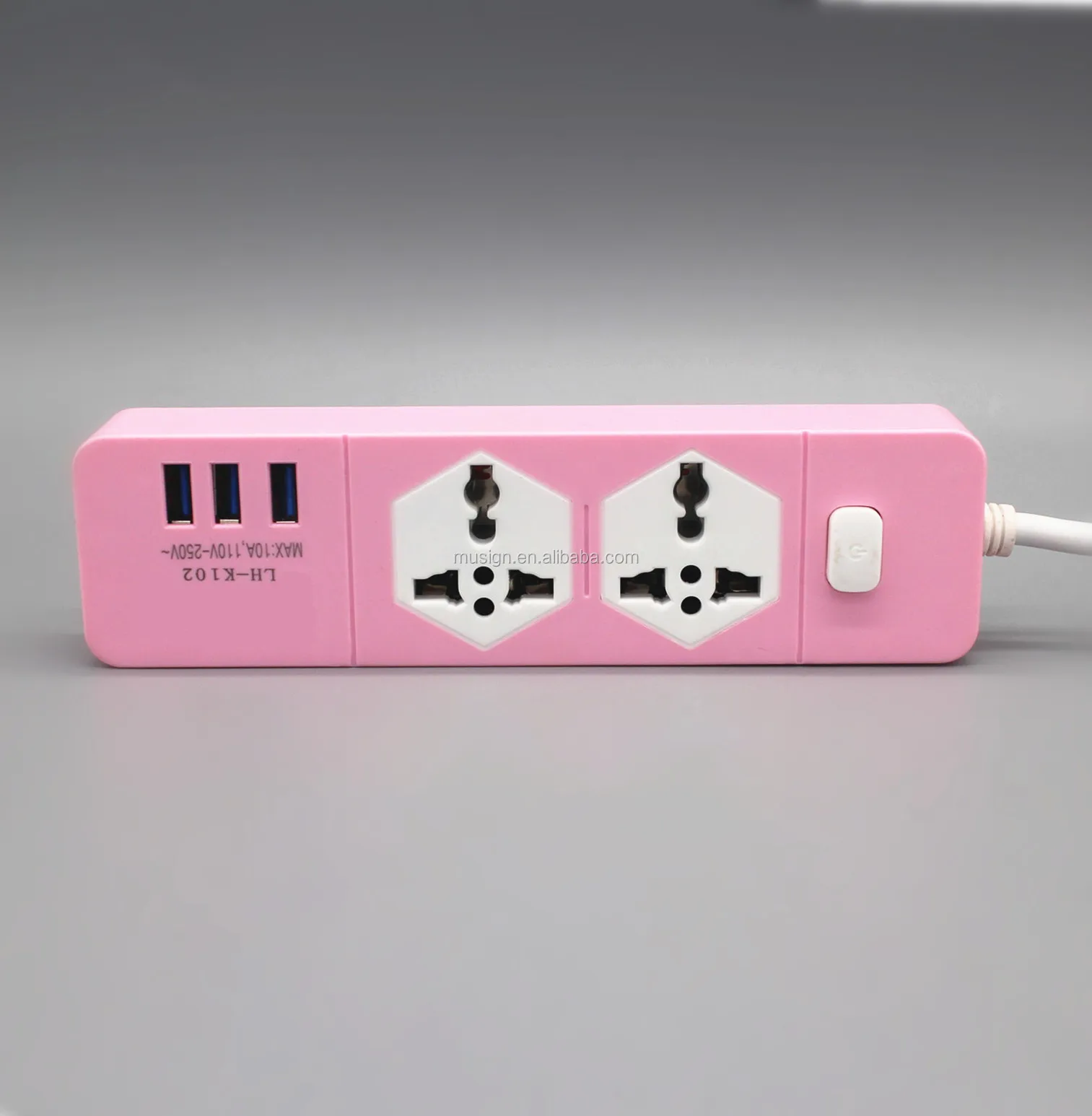 2 Ways Extension Socket 3 Usb Multi Power Strip - Buy Usb Powered Led ...