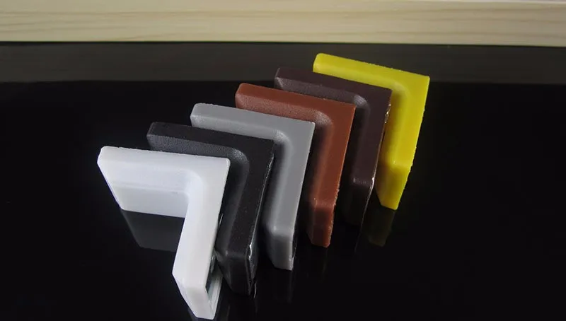 Plastic Standard Triangle Corner Bracket Different Color Small Shelf ...