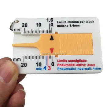 0-20mm Tyre Thread Gauge Plastic Tire Thread Depth Gauge - Buy Tyre ...