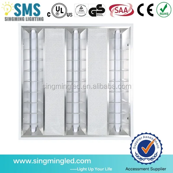 Louver Fitting 2ft 4ft Recessed Mounted Light 3x12w T5 36w Grille ...