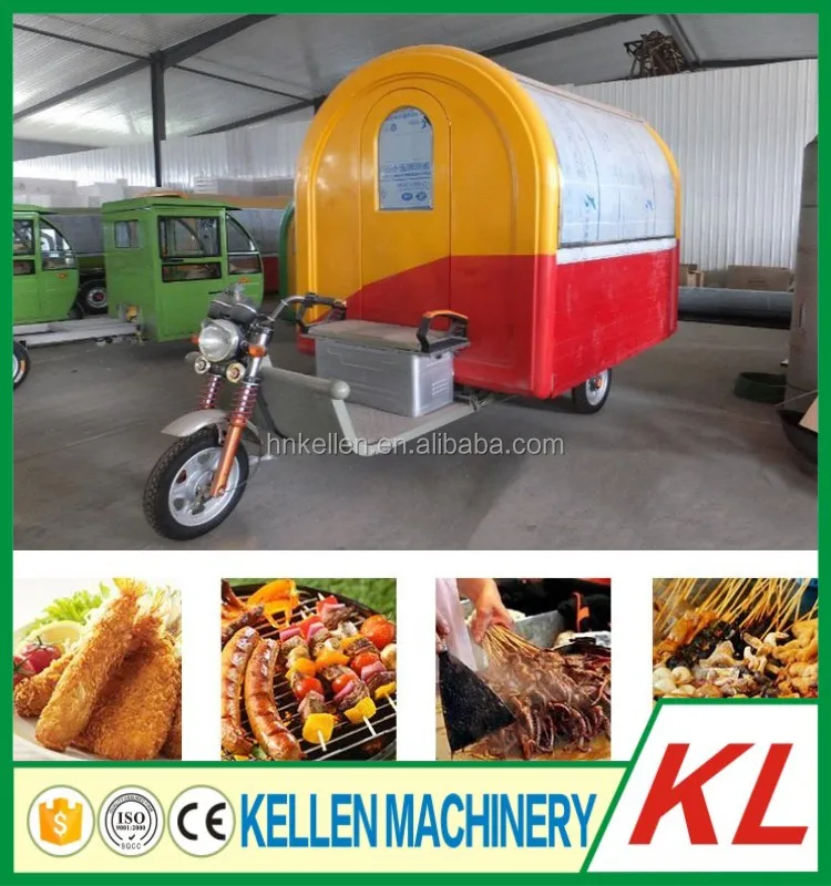 Automatic Modern And Advanced Mobile Food Cart With Frozen Yogurt ...