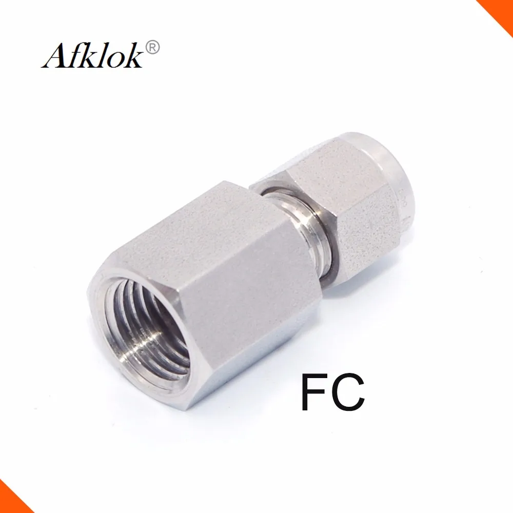 High Pressure Tube Compression Fittings Ss316 Female Npt Tube Fitting ...