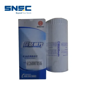 Weichai Engine Wd615 Spare Parts Oil Filter Element 612600070506 - Buy ...